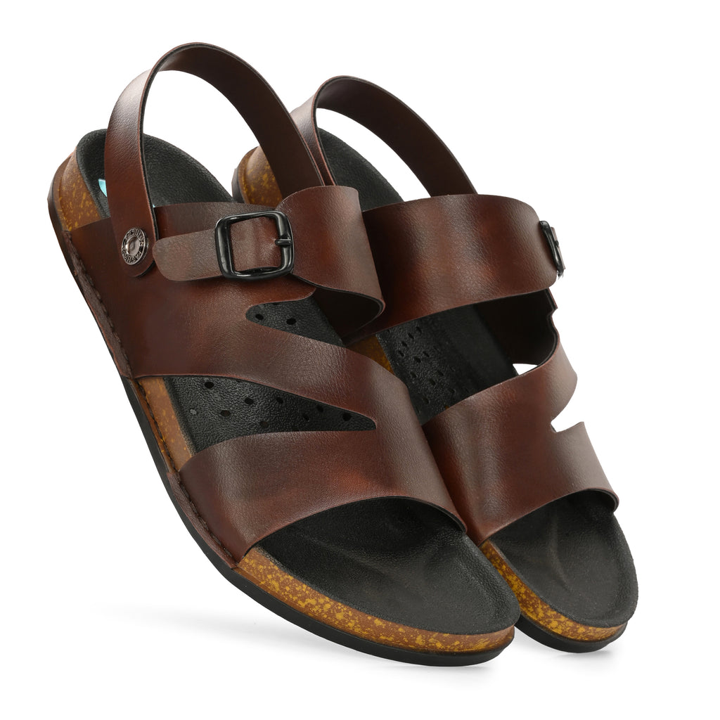 NOAK HANDCARFTED OLIVE VEGAN LEATHER SPORT SANDAL